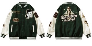 22 TWBEAR Bear embroidery BASEBALL JACKET baseball uniform 22 TWBEAR Bear embroidery BASEBALL JACKET baseball uniform